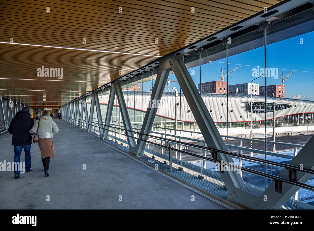 Russia, Moscow. The Moscow Central Diameters (MCD Stock Photo - Alamy