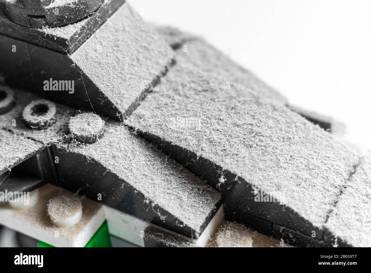 a macro shot of the dust on the old vintage things surface Stock Photo ...