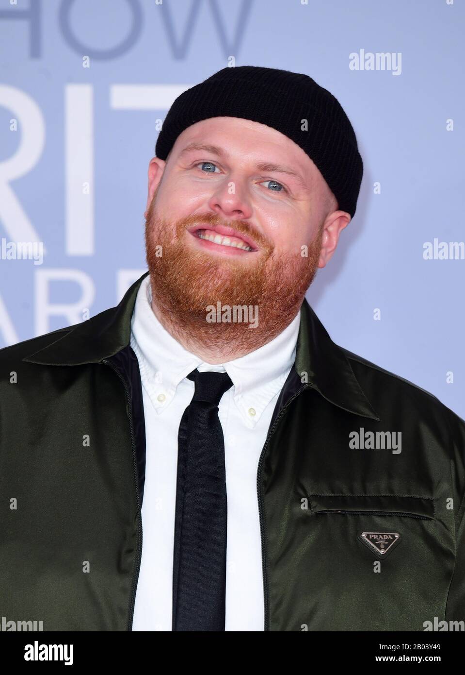 Tom Walker arriving at the Brit Awards 2020 held at the O2 Arena ...