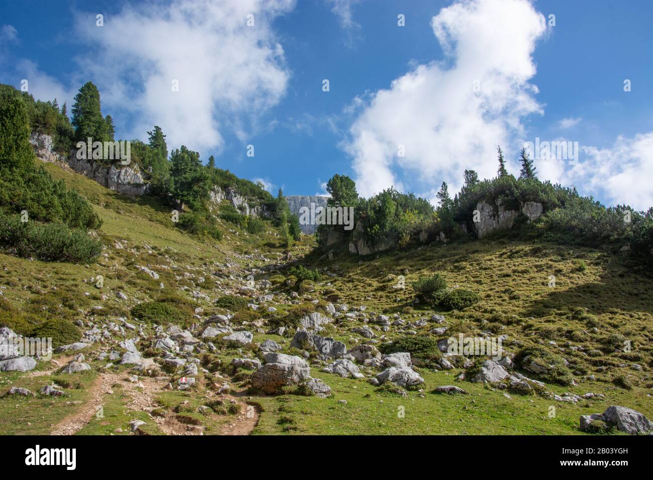 Hiking in rofan mountains hi-res stock photography and images - Alamy