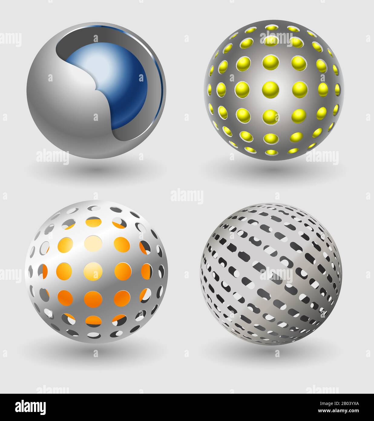 Perforated ball hi-res stock photography and images - Alamy