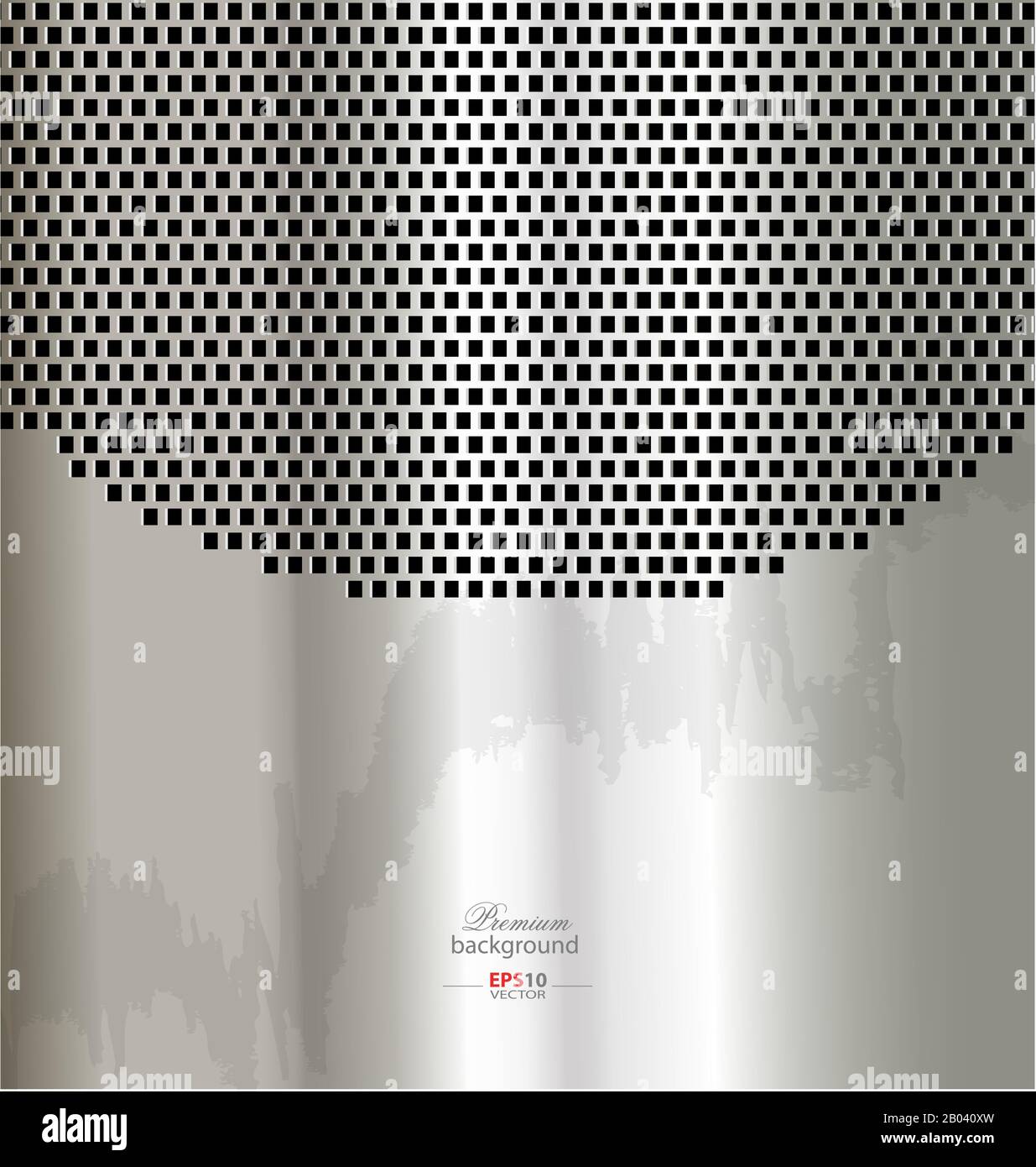 Silver metallic template background for creative design needs Stock ...