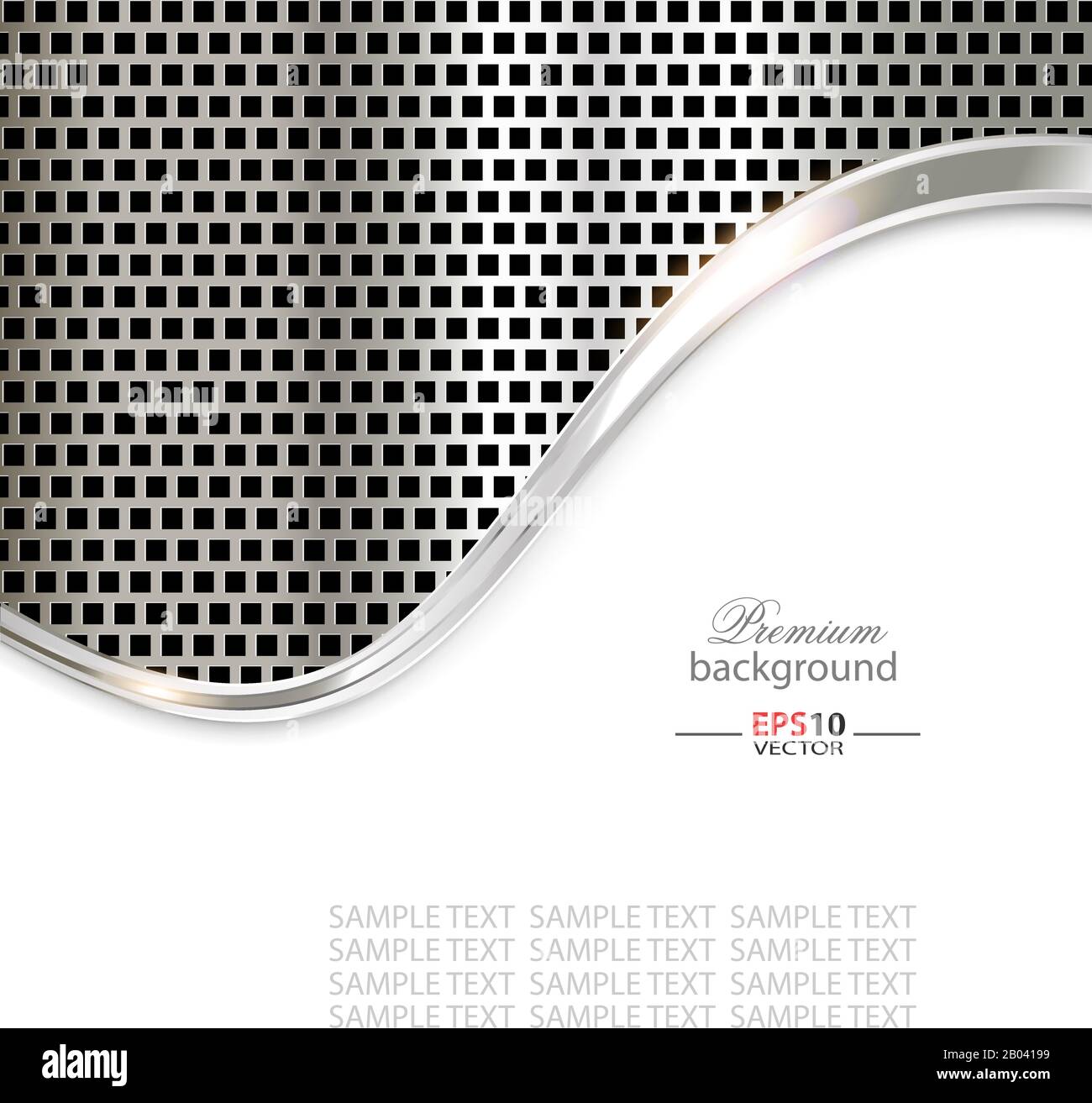 Silver metallic template background for creative design needs Stock ...