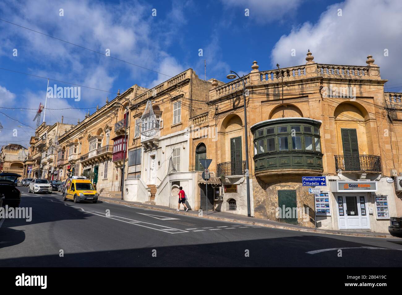 City of Victoria (Maltese: Il-Belt Victoria, Rabat) on Gozo island ...