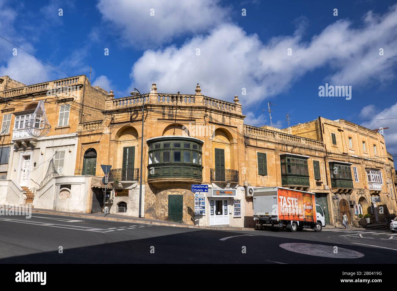 City of Victoria (Maltese: Il-Belt Victoria, Rabat) on Gozo island ...