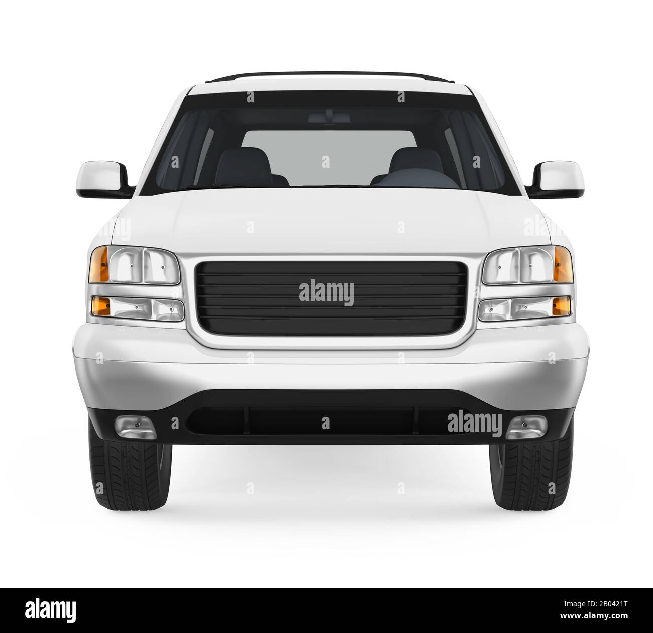 SUV Car Isolated Stock Photo - Alamy