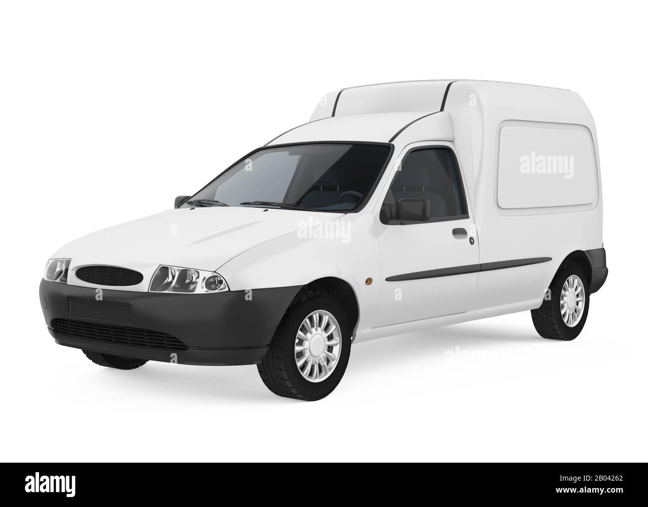 Delivery Van Isolated Stock Photo - Alamy