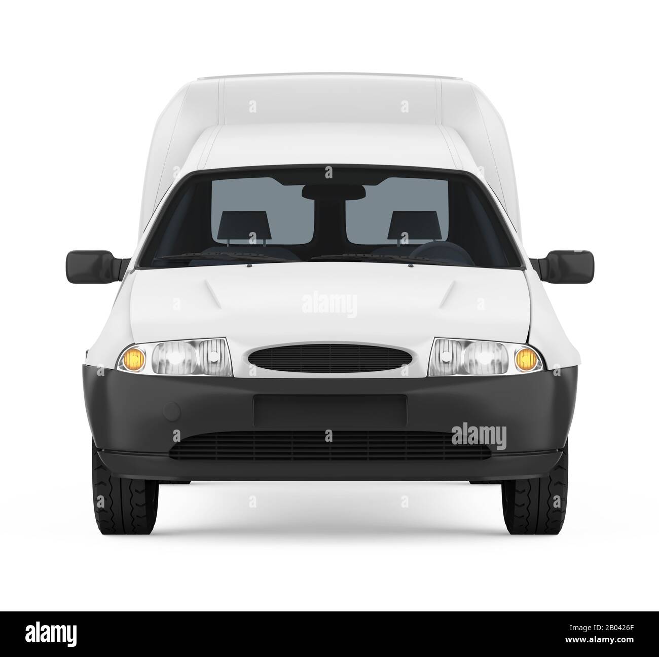 Delivery Van Isolated Stock Photo - Alamy