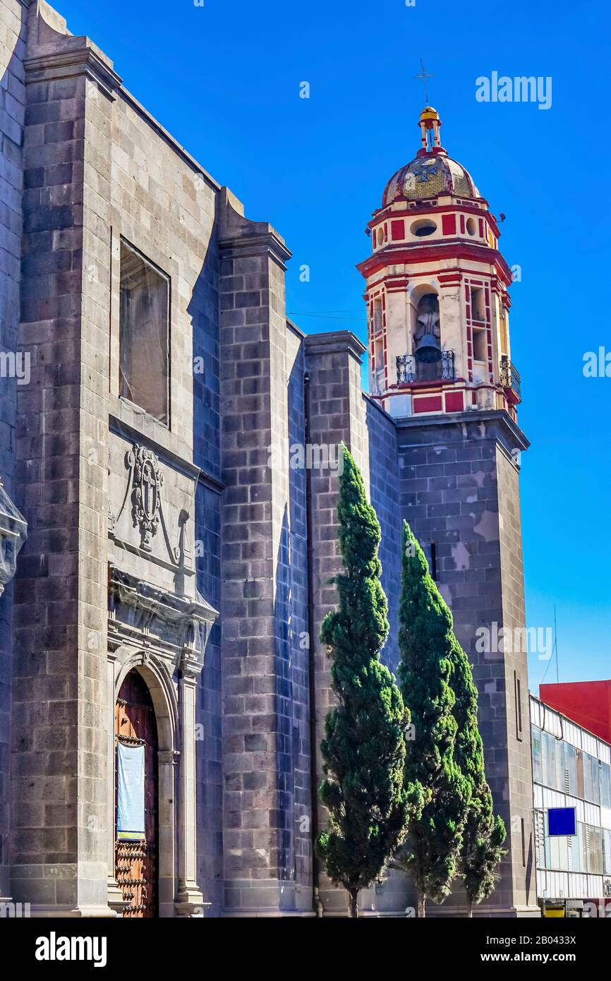 Facade Tower Temple Convent of Holy Trinity Santisima Trinidad Puebla ...