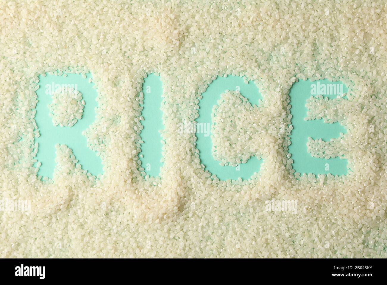 Rice word hi-res stock photography and images - Alamy