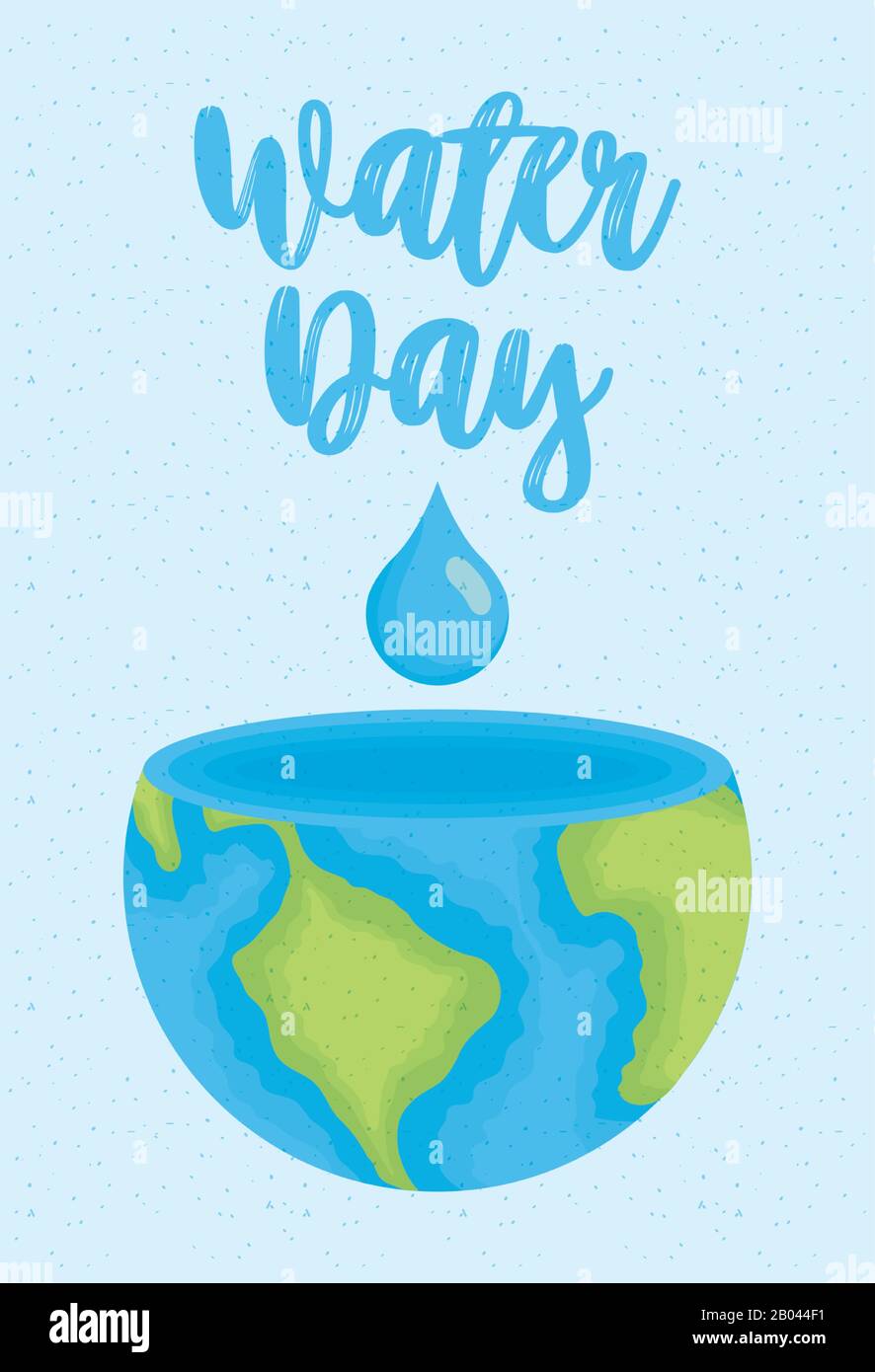 water day poster with world planet earth Stock Vector Image & Art - Alamy