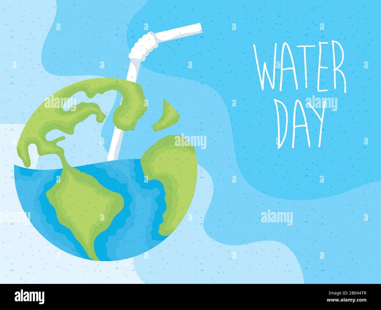 water day poster with world planet earth Stock Vector Image & Art - Alamy