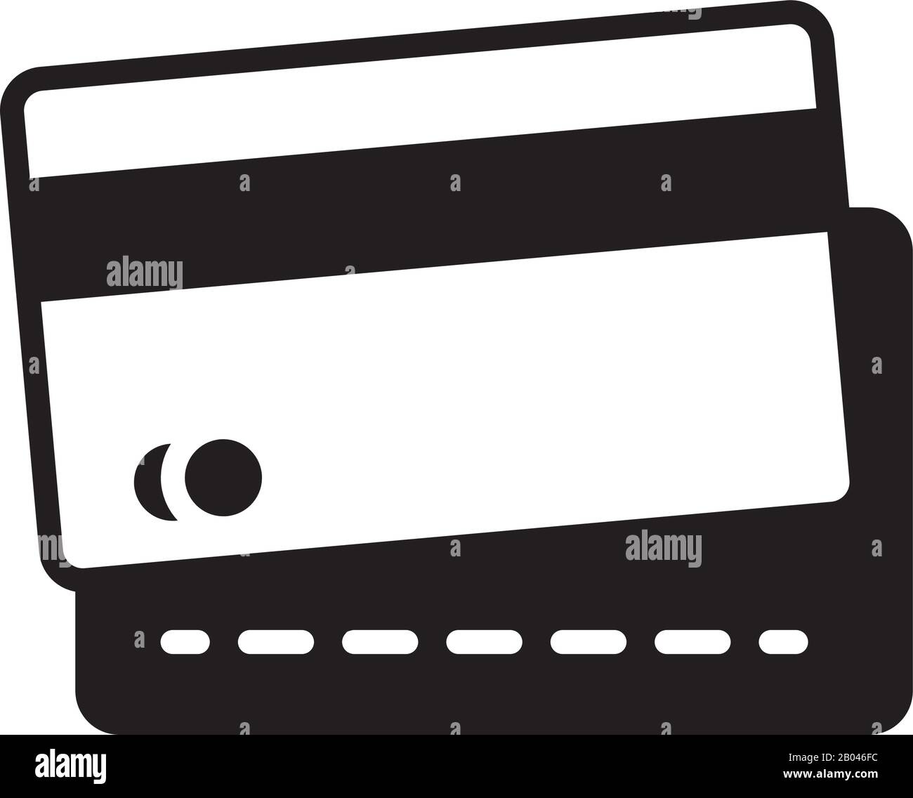 Isolated money credit card silhouette style icon vector design Stock ...