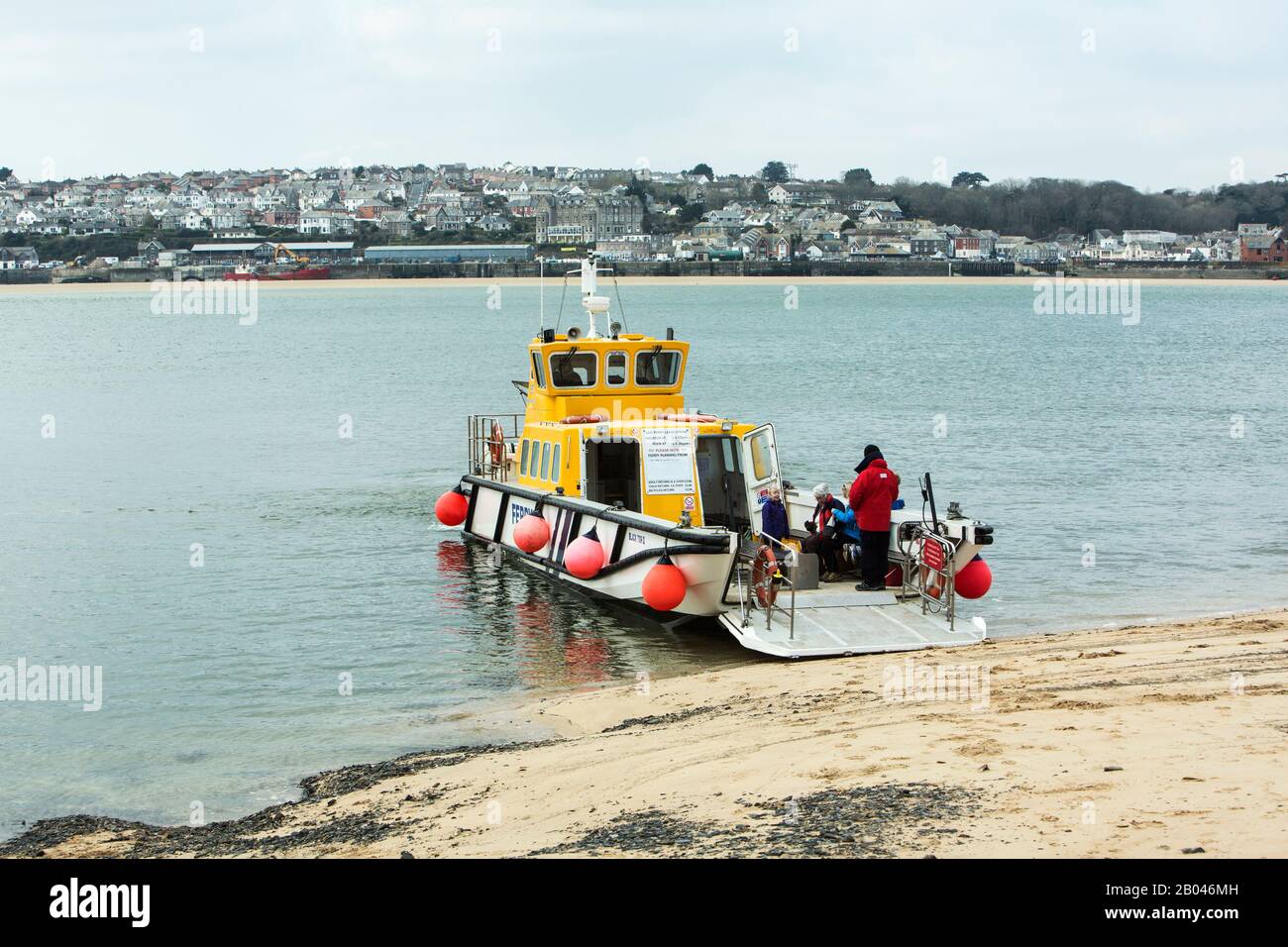 The Padstow to Rock Ferry ,the Cornish Coast, Cornwall, England Stock ...