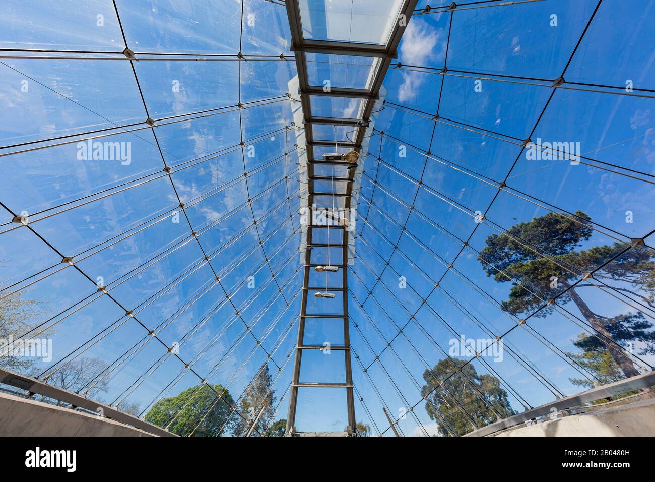 The beautiful Davies Alpine House of the Kew Garden at Richmond, United ...