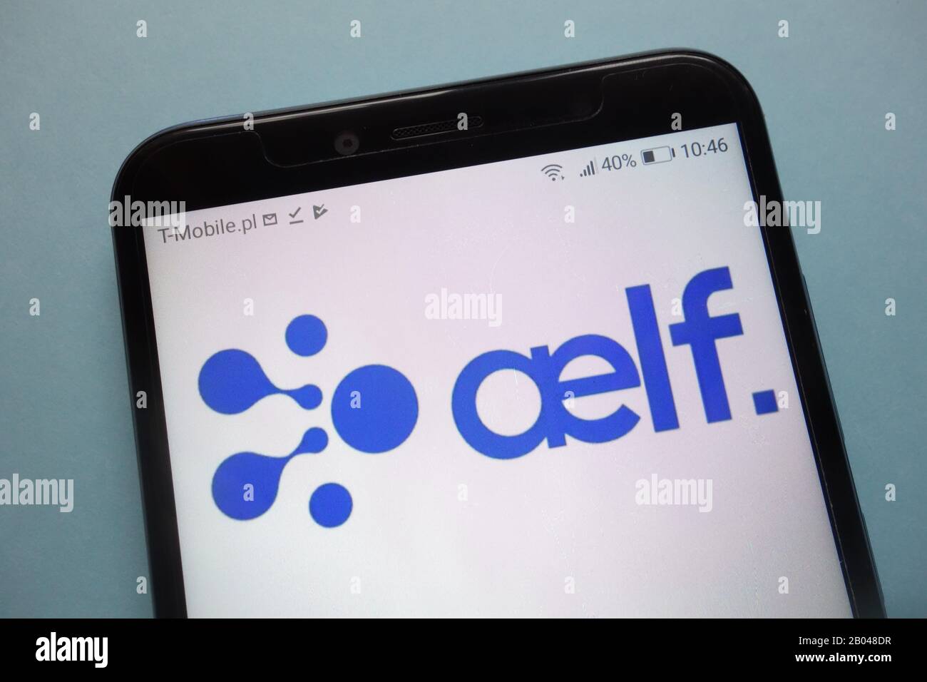 Elf logo hi-res stock photography and images - Alamy