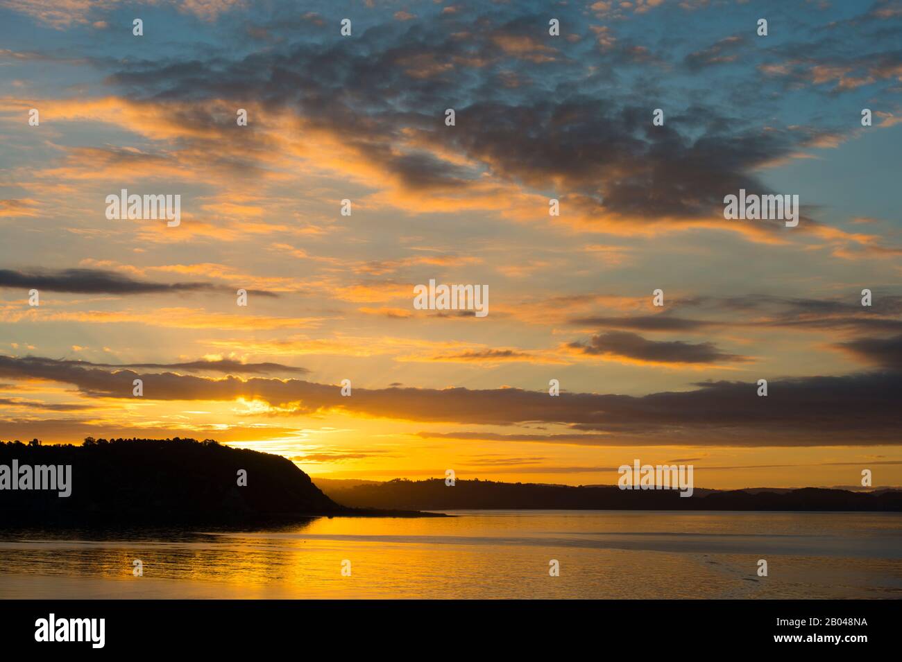 Sunset landscape chile hi-res stock photography and images - Alamy