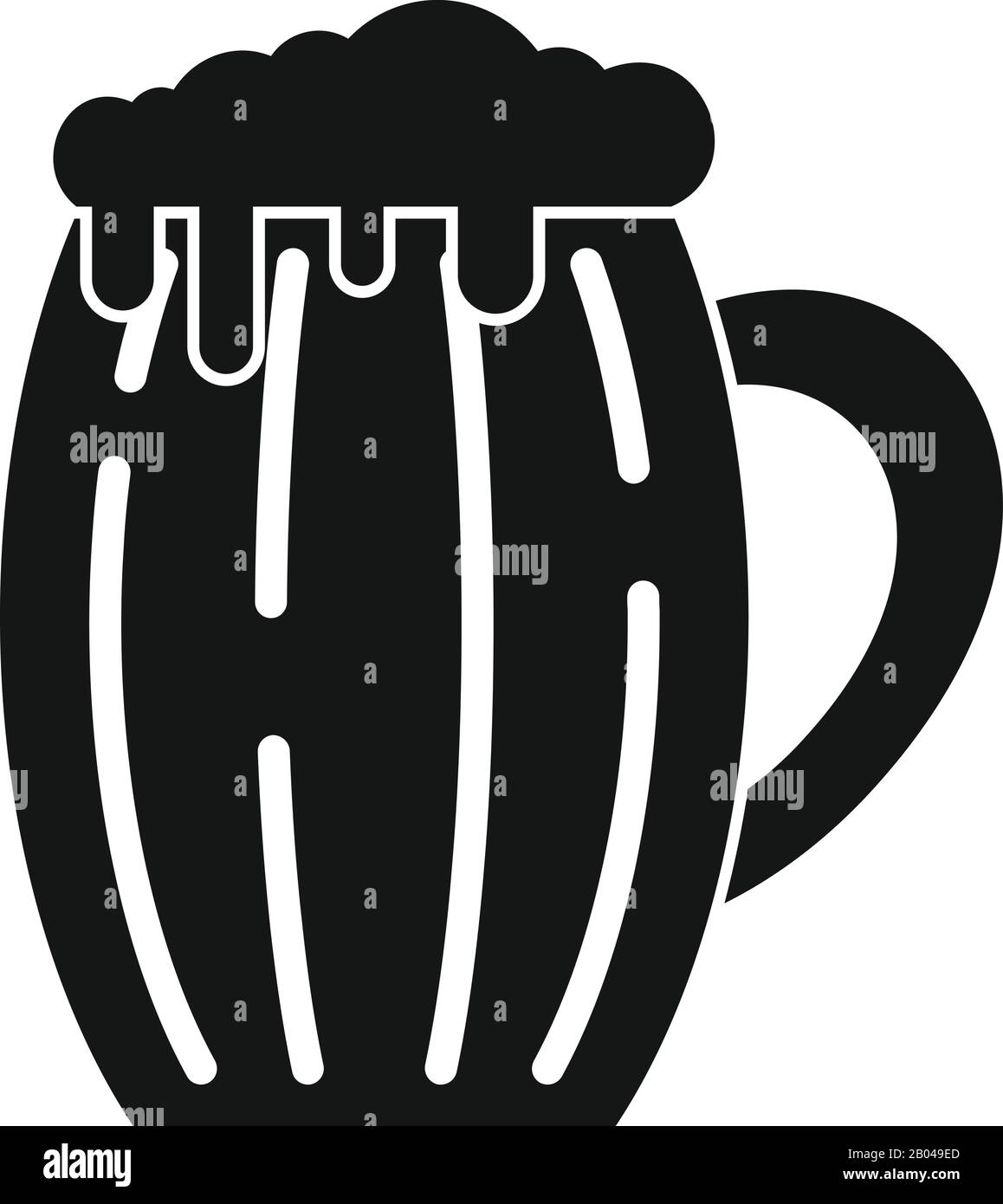 Beverage kvass icon. Simple illustration of beverage kvass vector icon ...