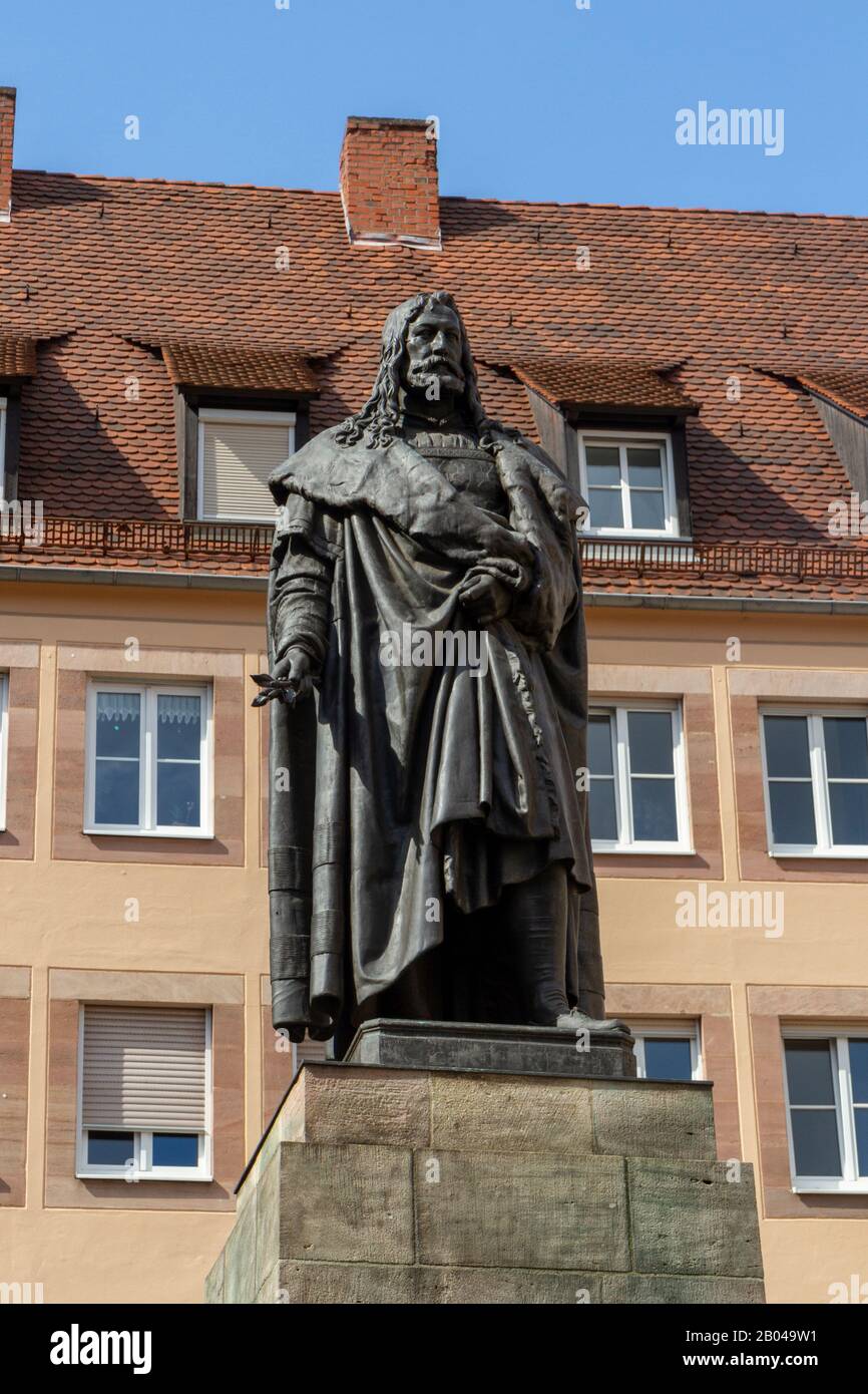 Albrecht Dürer Monument at Albrecht-Duerer-Platz and Bergstraße in ...