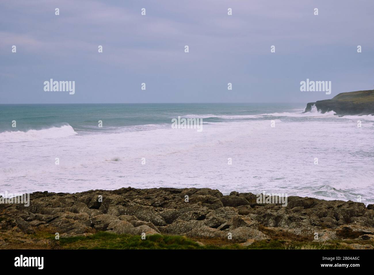 cold winter in the coast Stock Photo - Alamy
