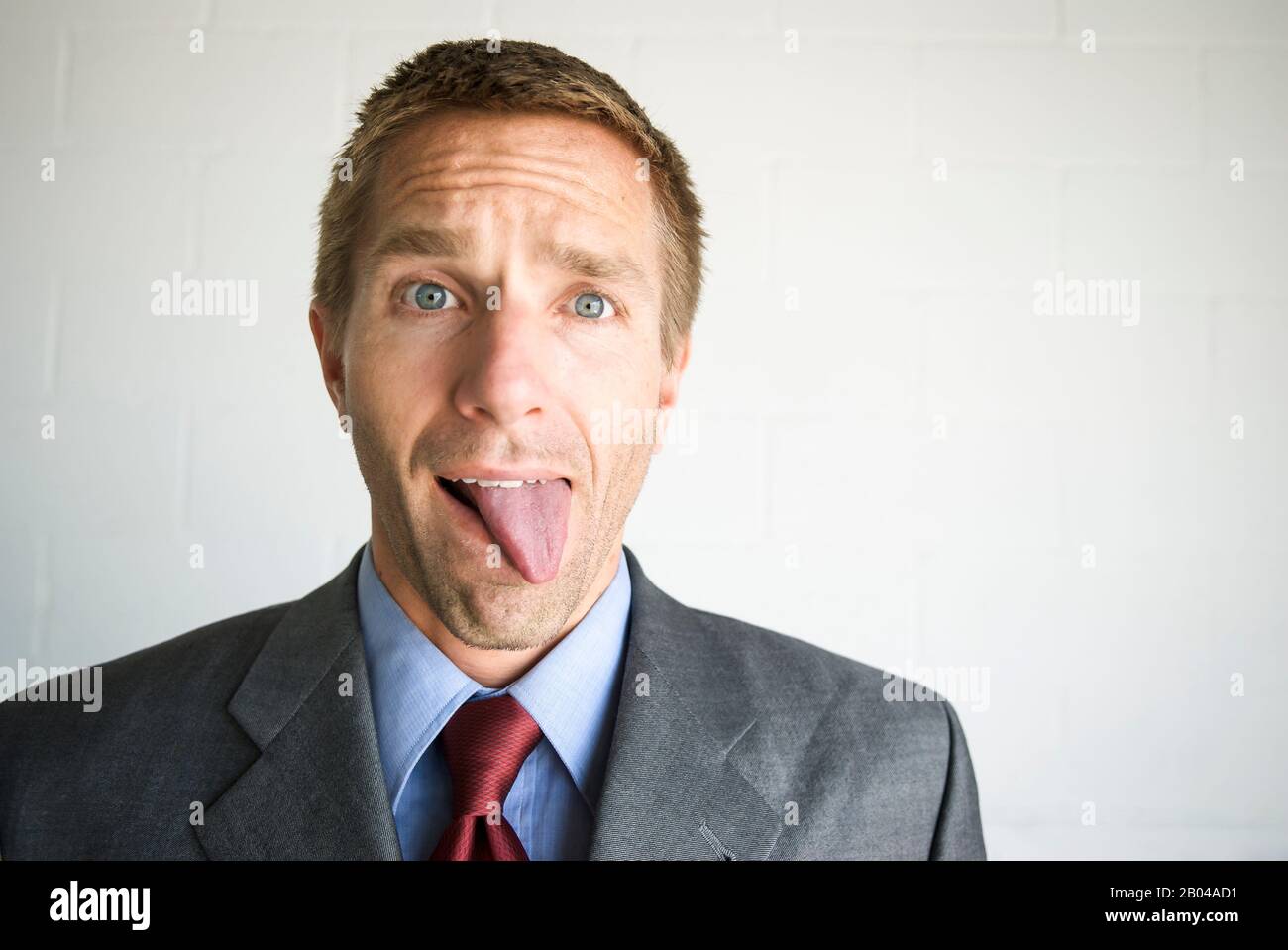 Funny face with tongue out hi-res stock photography and images - Alamy