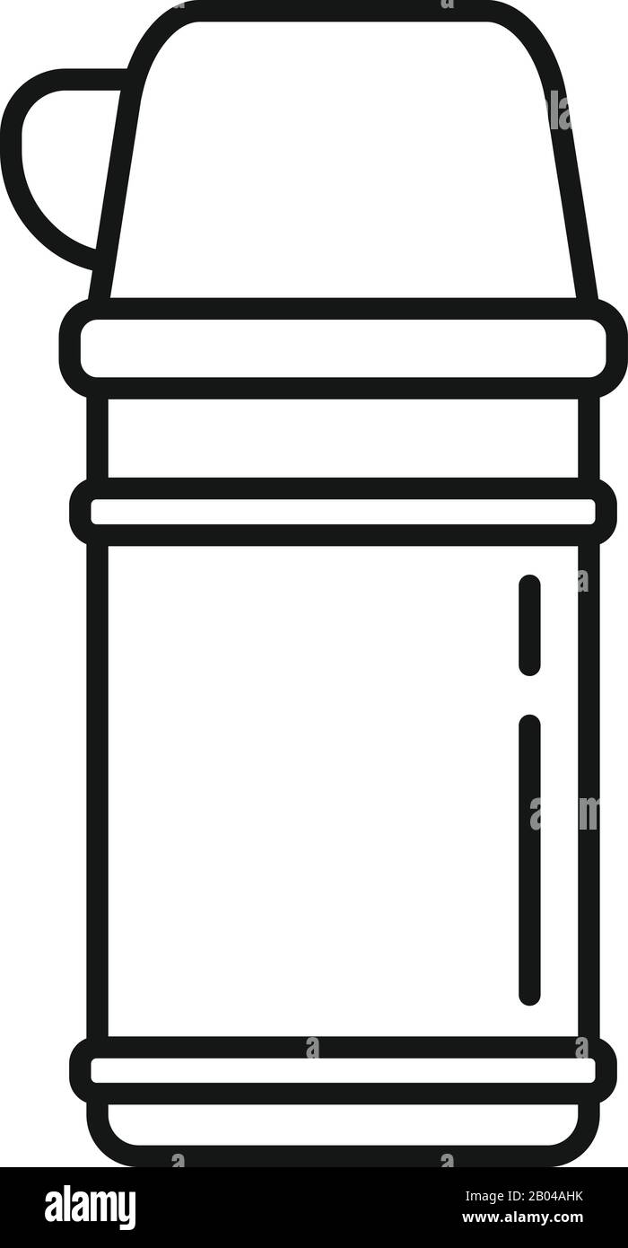 Vacuum insulated container icon. Outline vacuum insulated container ...