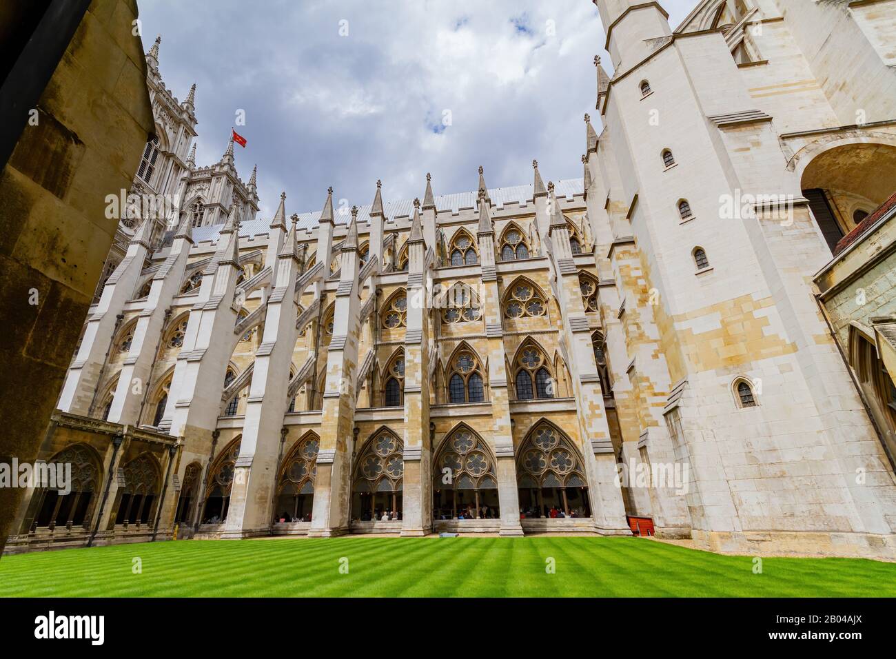 Old campus in Cambridge University at Cambrdige, United Kingdom Stock ...