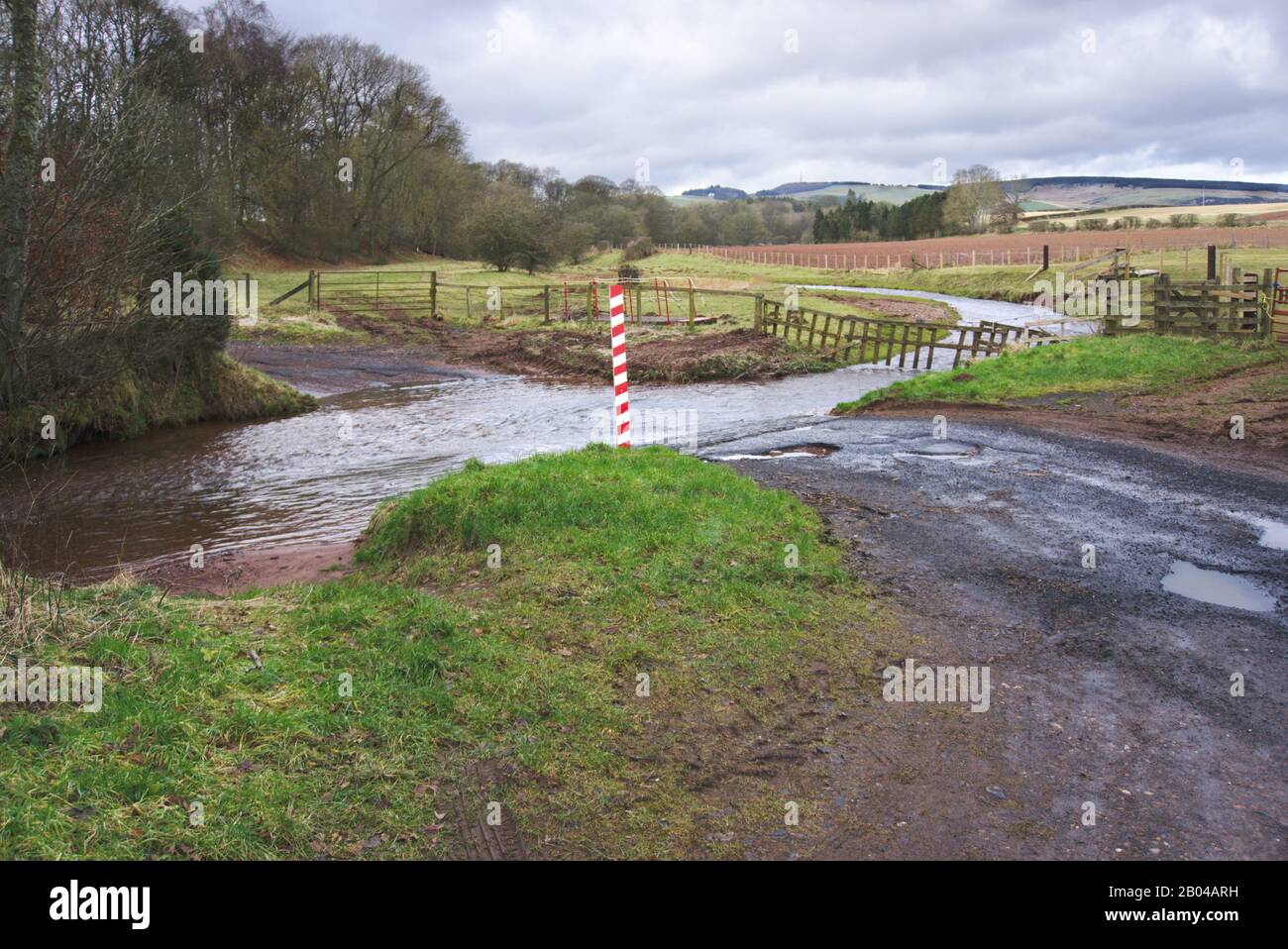 Ford just outside Gavinton near Duns, Berwickshire, Scottish Borders ...