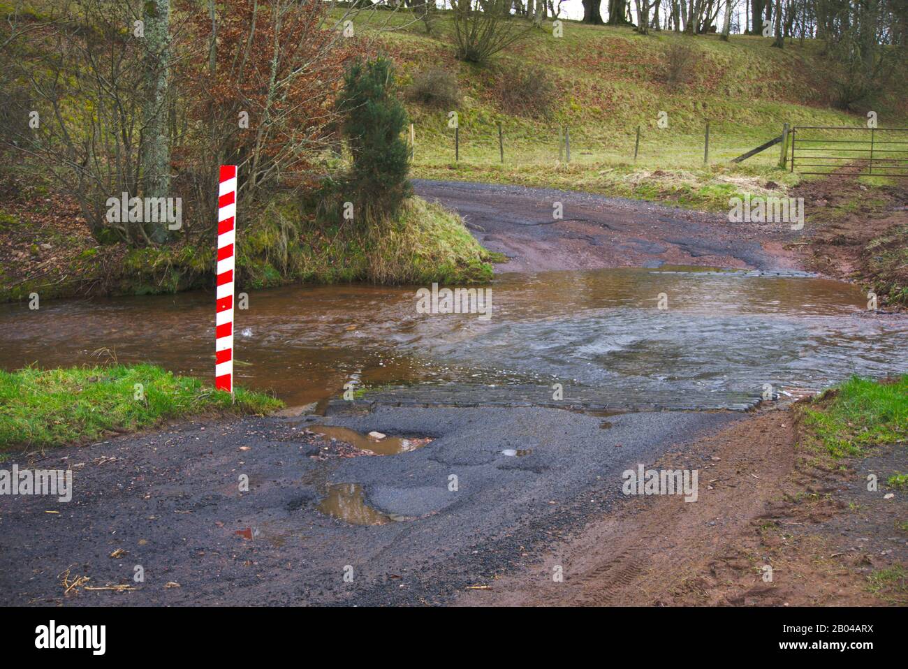 Ford just outside Gavinton near Duns, Berwickshire, Scottish Borders ...