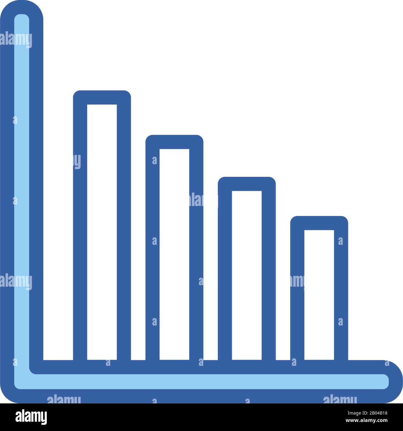 Isolated workflow bars line and fill style icon vector design Stock Vector Image & Art - Alamy