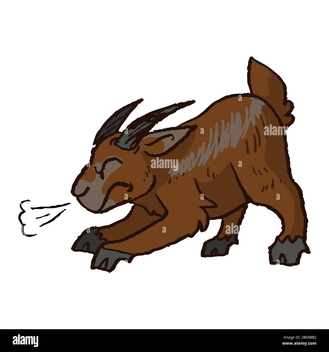 Angry Goat Cartoon High Resolution Stock Photography and Images - Alamy
