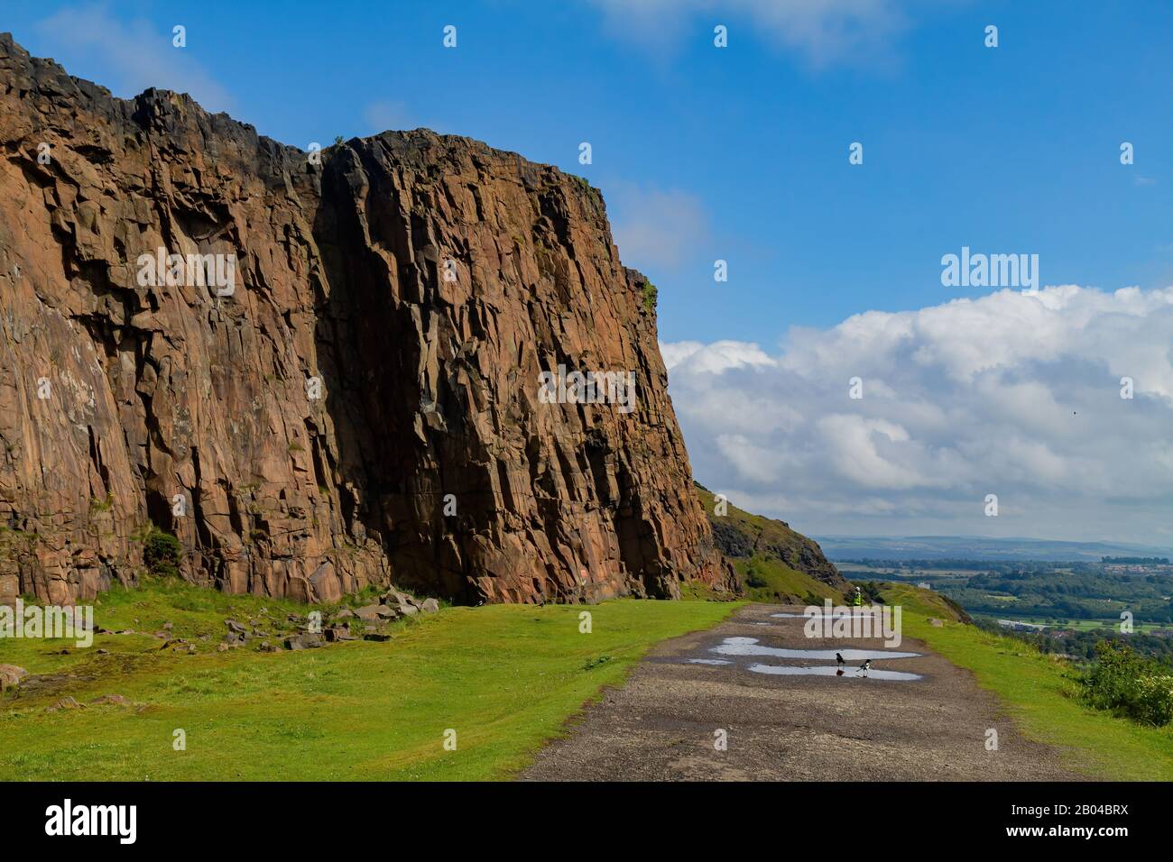Beautiful natural landscape of Holyrood Park at Edinburgh Stock Photo ...