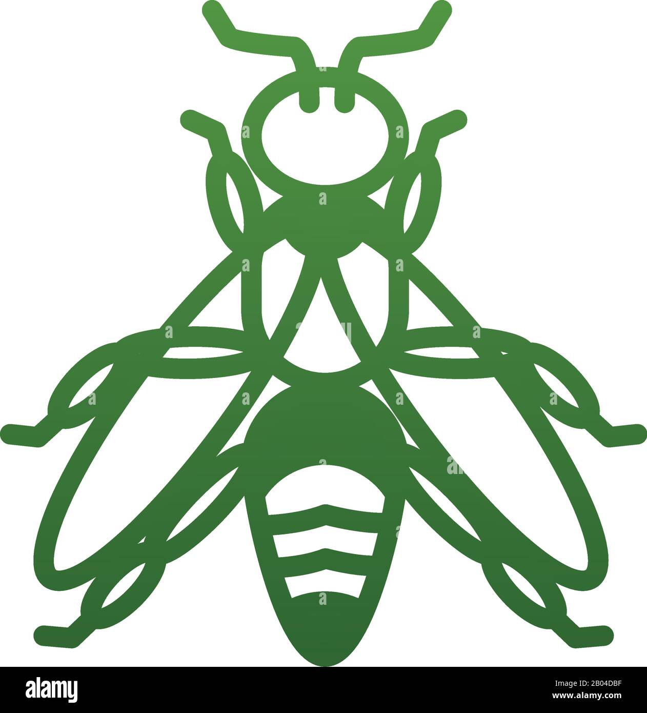 Wasp gradient style icon design, Biodiversity life natural nature and ...