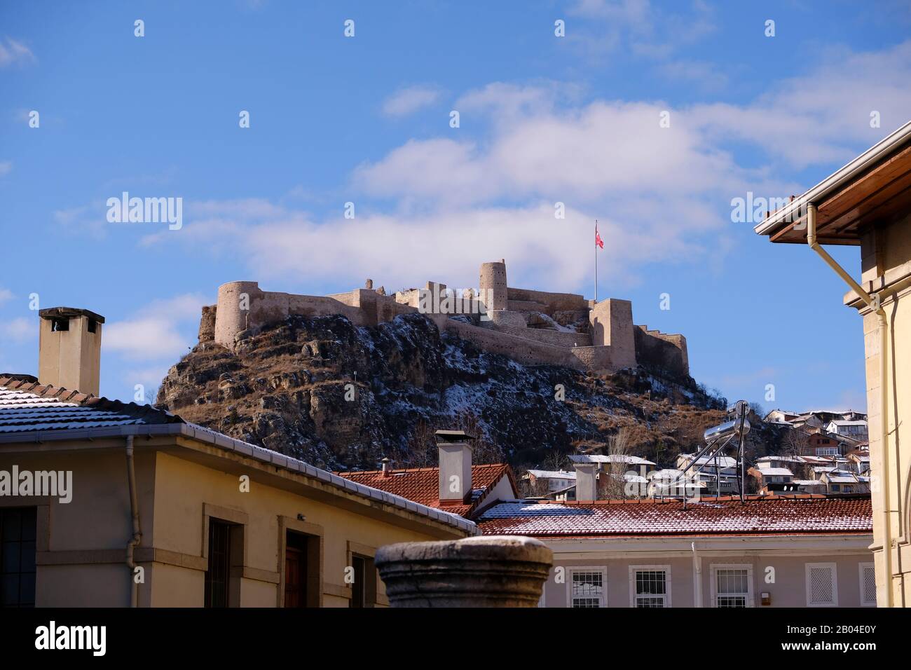 view of the historical castle from kastamonu city center Stock Photo ...