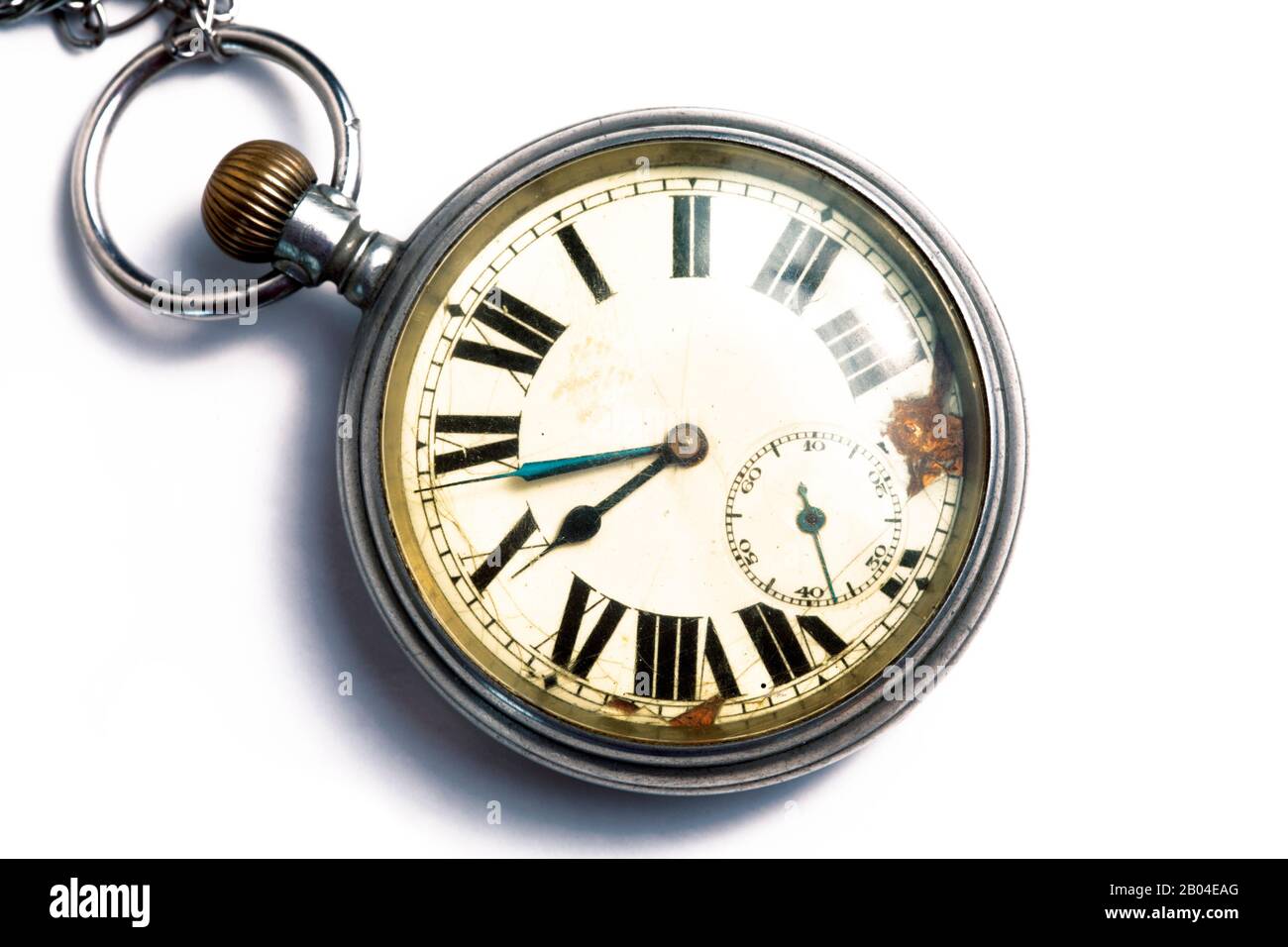 Interior of an old pocket watch Stock Photo - Alamy