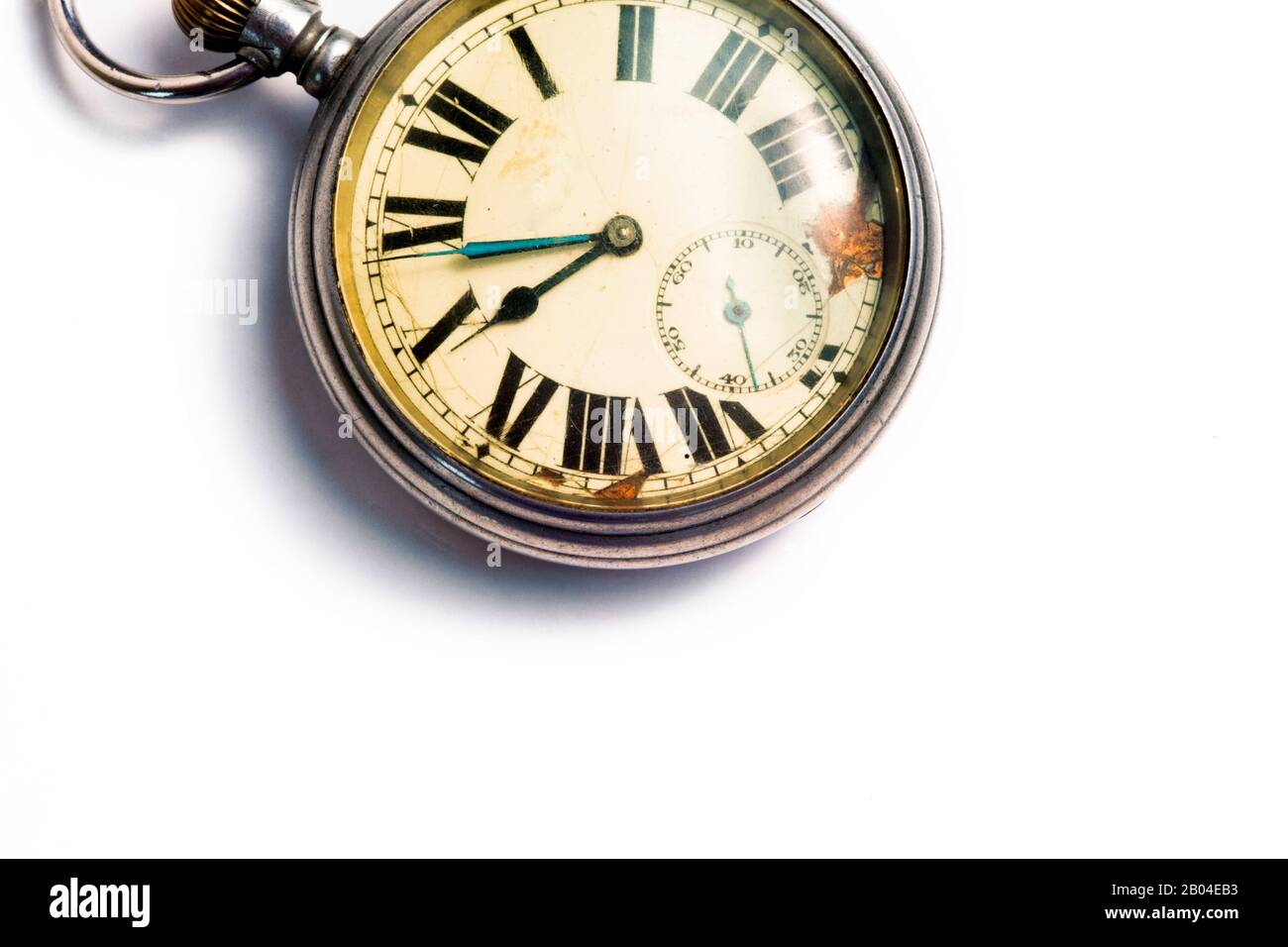 Interior of an old pocket watch Stock Photo - Alamy
