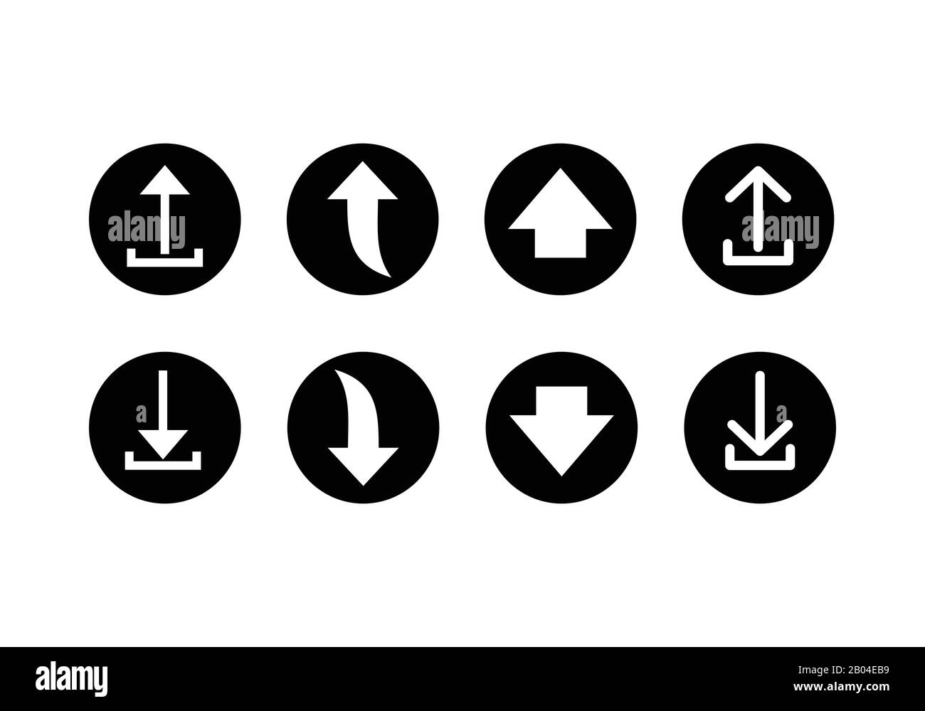 Download and upload icon useful for web design purposes Stock Vector ...