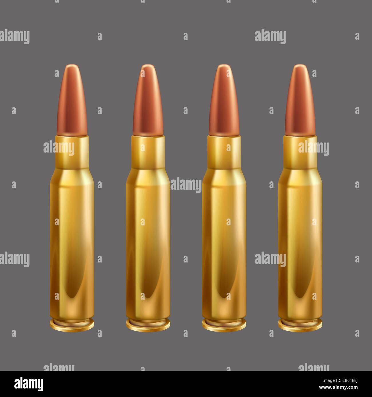 group of realistic rifle bullets Stock Vector Image & Art - Alamy