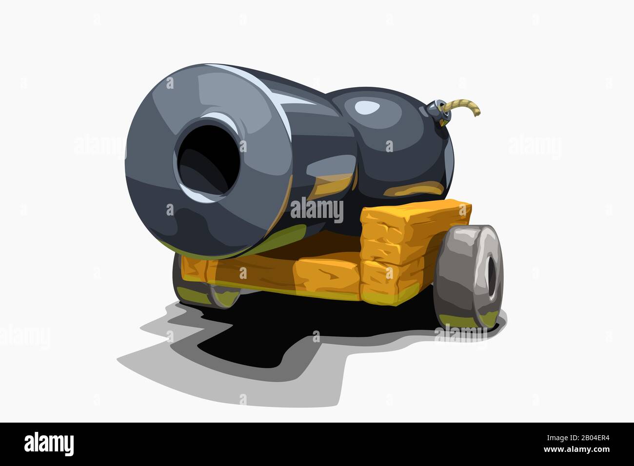 Cannon cartoon Stock Vector Images - Alamy