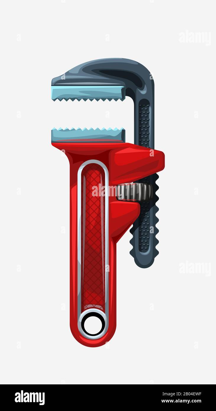 Plumbing service plumber cartoon design hi-res stock photography and ...