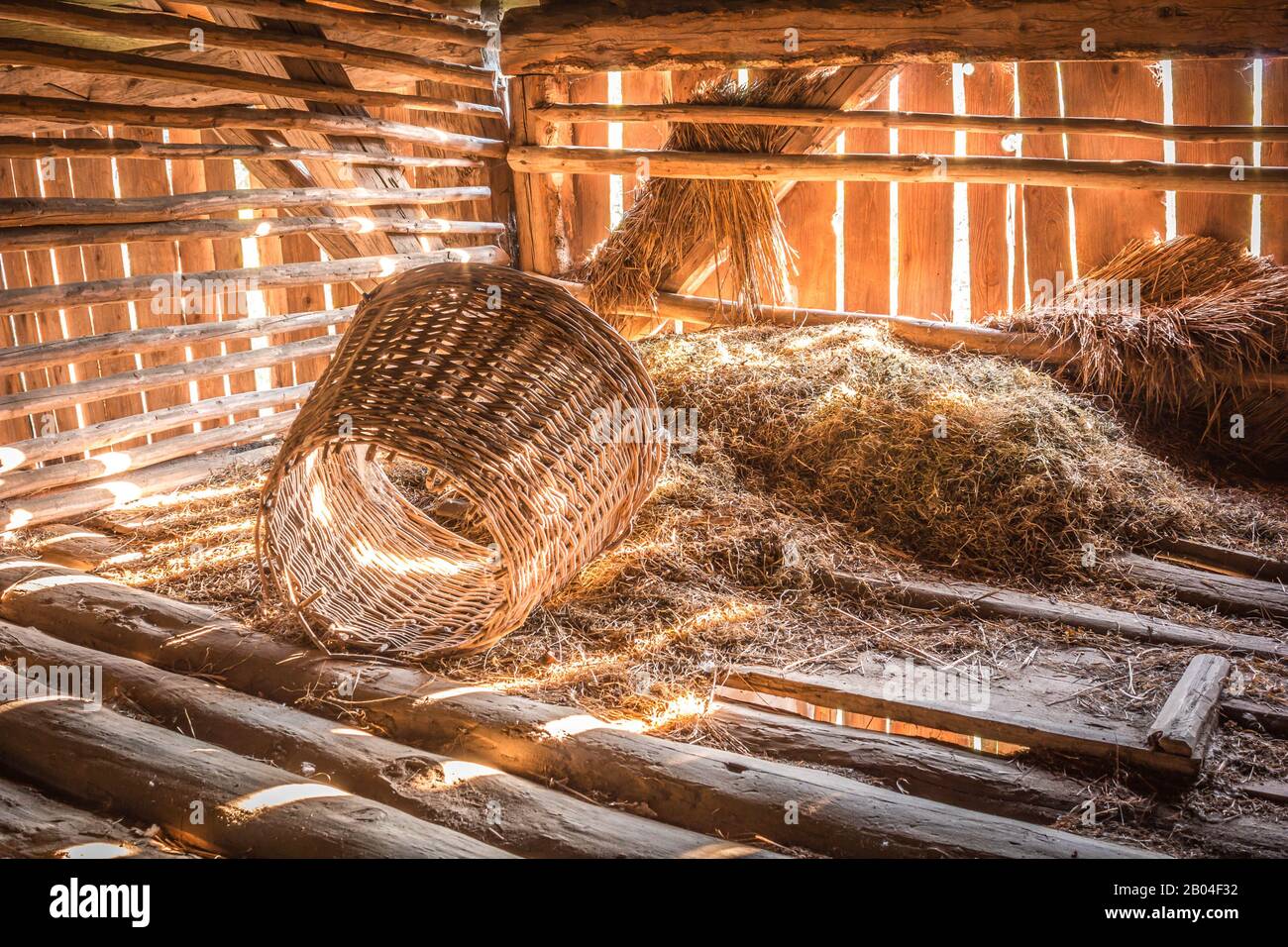 Old Barn Interior Hay High Resolution Stock Photography and Images - Alamy