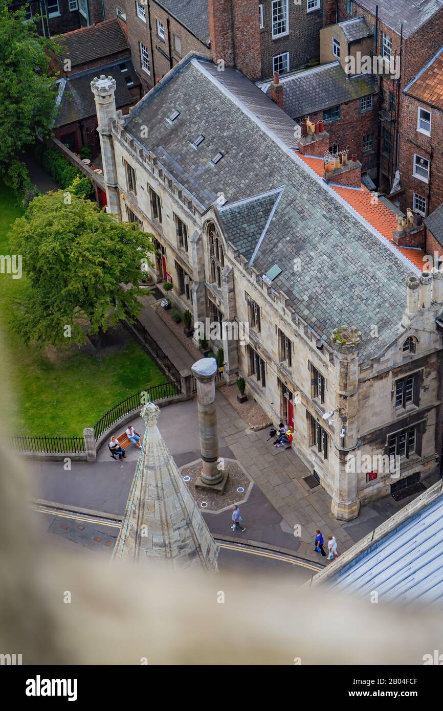 Aerial view of the York cityscape at United Kingdom Stock Photo - Alamy