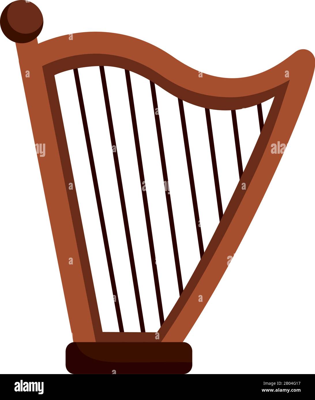 Harp shape Cut Out Stock Images & Pictures - Alamy