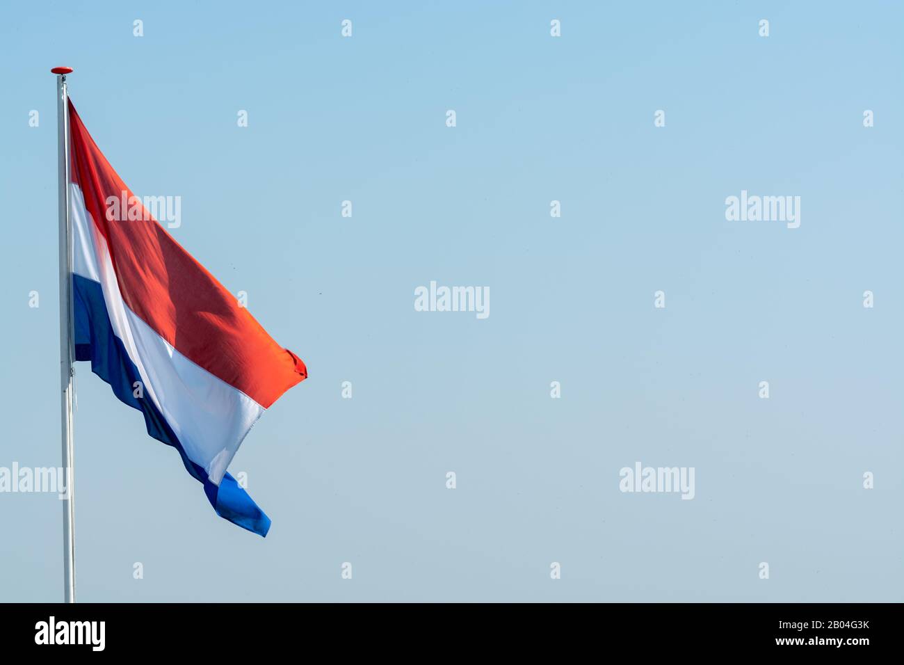 Flag of The Kingdom of the Netherlands, Dutch national flag in three ...