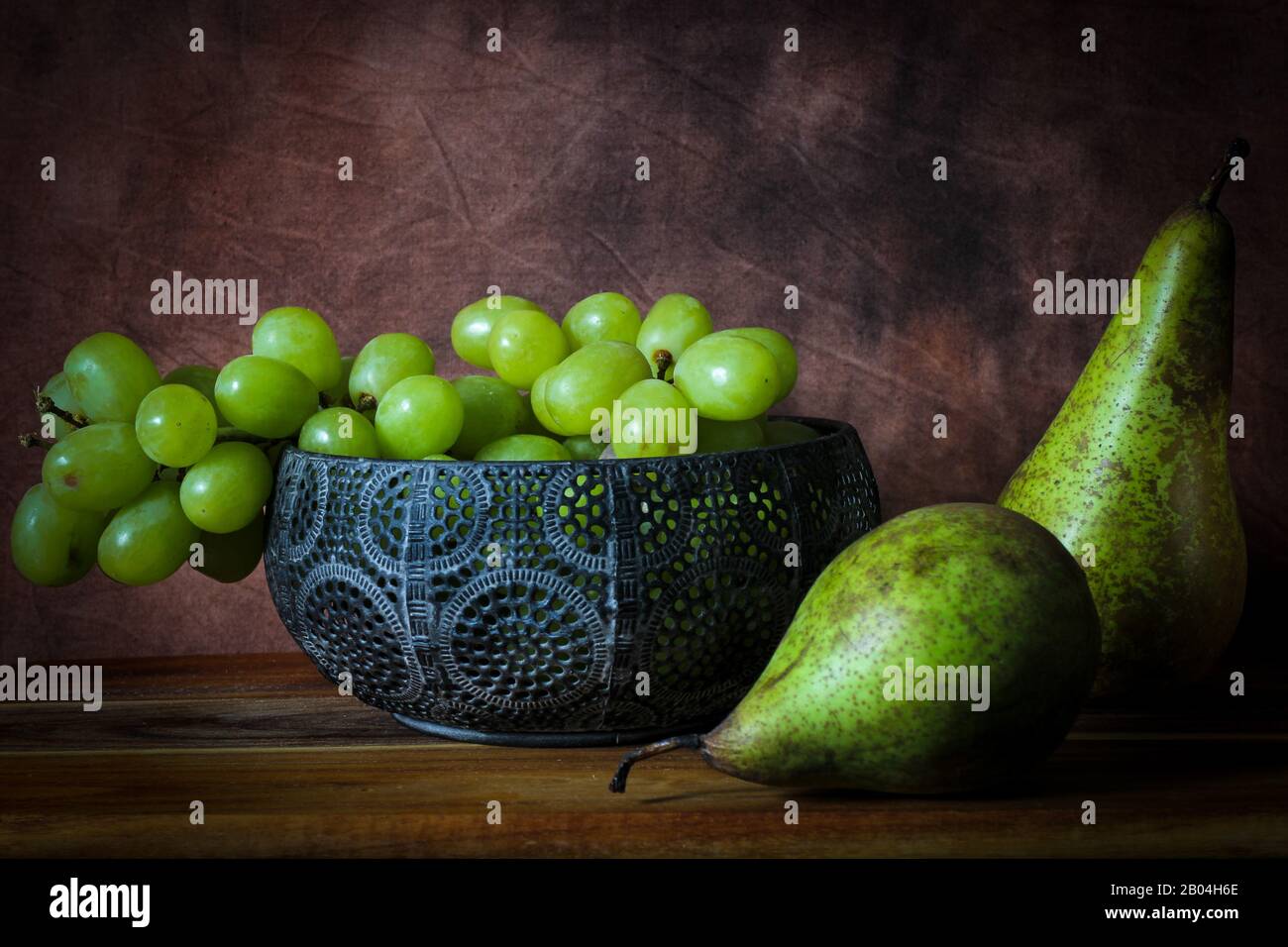 grapes and pears Stock Photo - Alamy