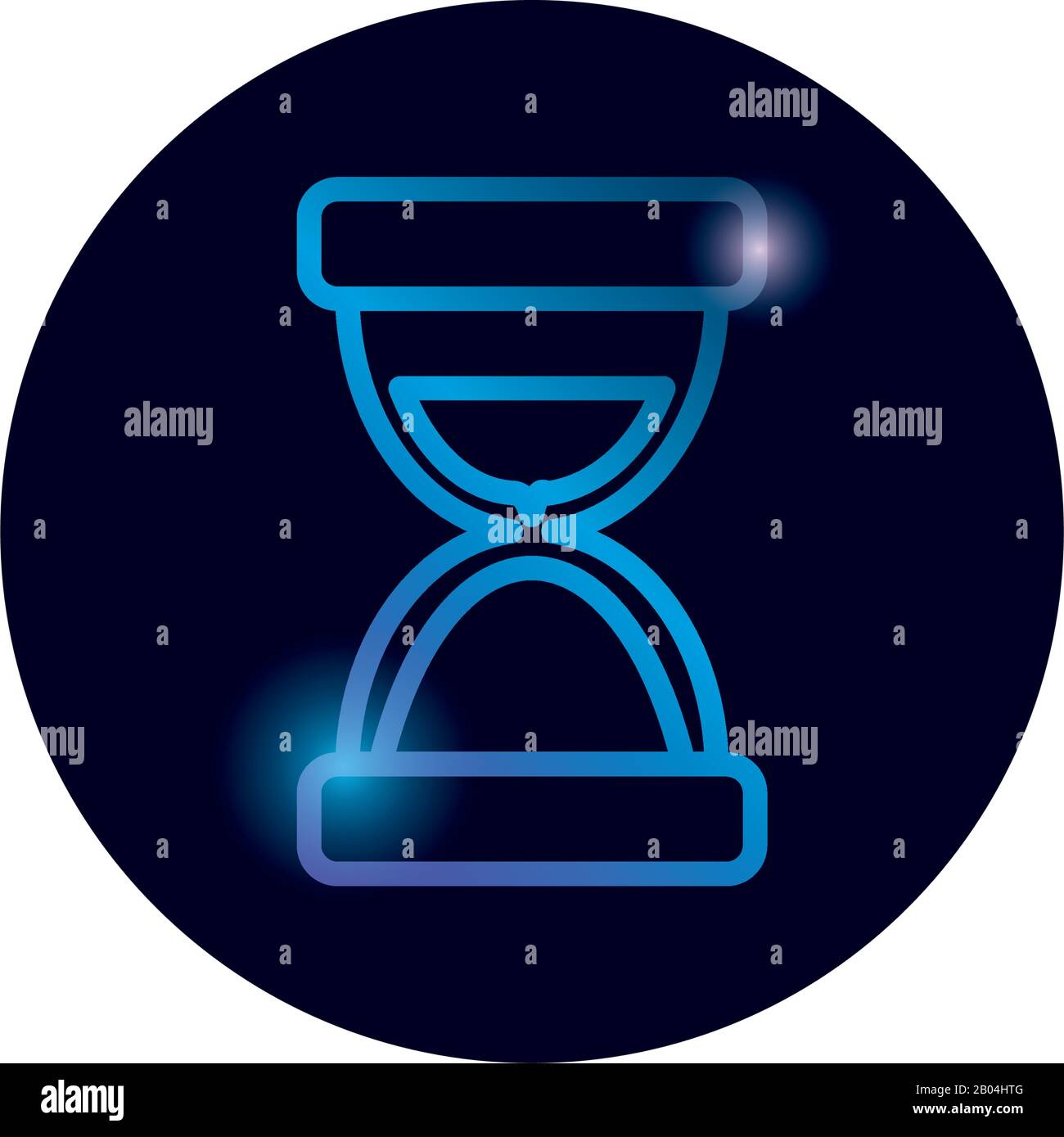 Sand hourglass gradient style icon design, Time timer clock glass ...
