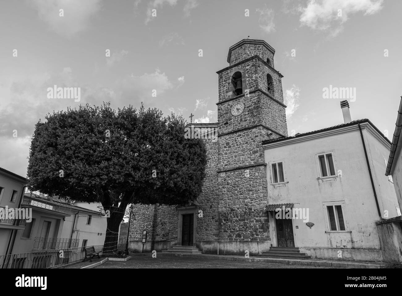Scapoli, Isernia, Molise. Church of San Giorgio Martire. View Stock ...