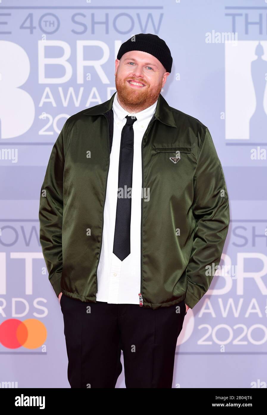 Tom Walker arriving at the Brit Awards 2020 held at the O2 Arena ...