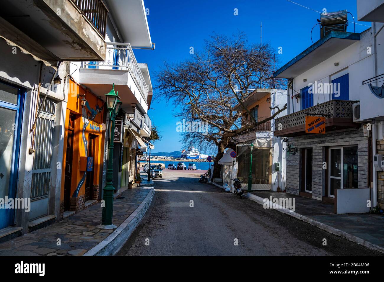 Patitiri old town alonissos greece hi-res stock photography and images ...