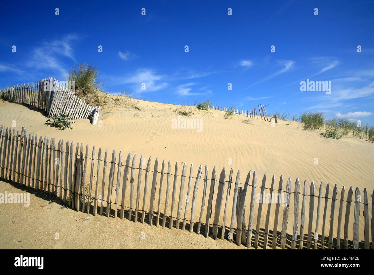 The beach, Longville-sur-Mer, Vendee, France Stock Photo - Alamy